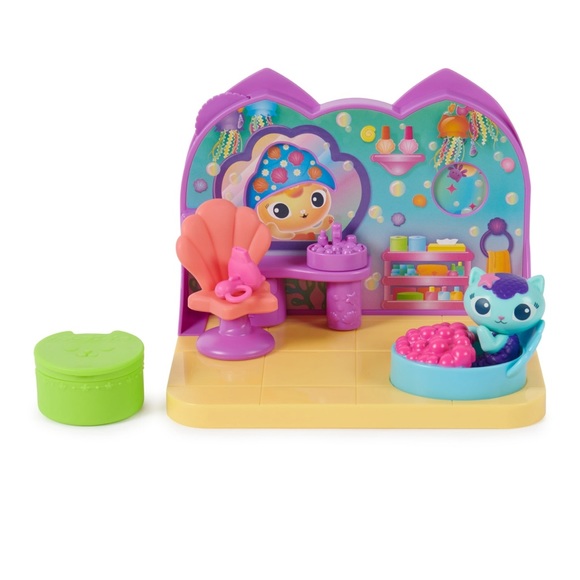 Dreamworks | Toys | Gabbys Dollhouse Mercats Spa Room Playset With Toy ...